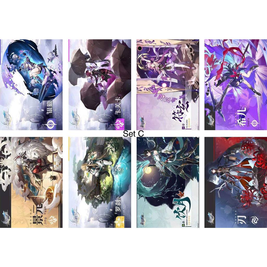 HONKAI IMPACT 3rd 8 PIECES POSTERS A3 Size | Shopee Philippines