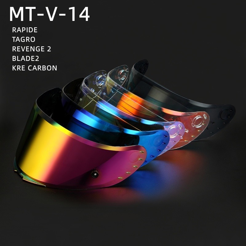 MT Visor Lens Fit for MT-V-14 RAPIDE TAGRO REVENGE 2 BLADE2 KRE CARBON ...