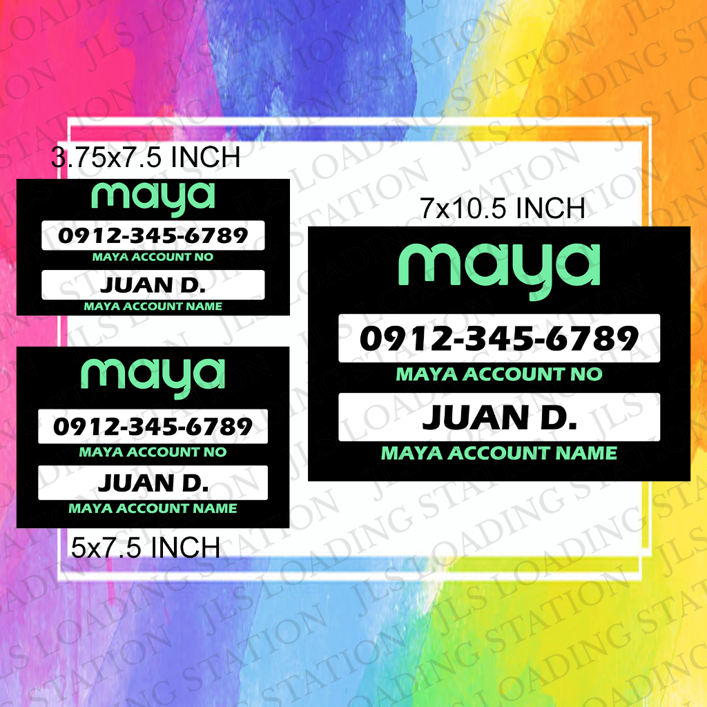 MAYA BUSINESS SIGNAGE (LAMINATED/PVC) | Shopee Philippines