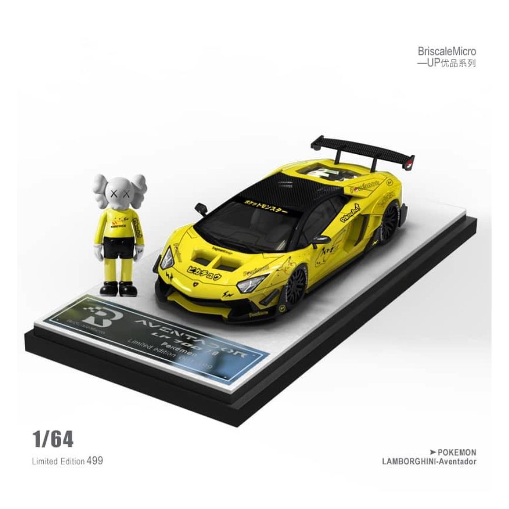 Time Micro x Briscale 1/64 Scale Lamborghini Aventador LP700-4 Pokemon ...