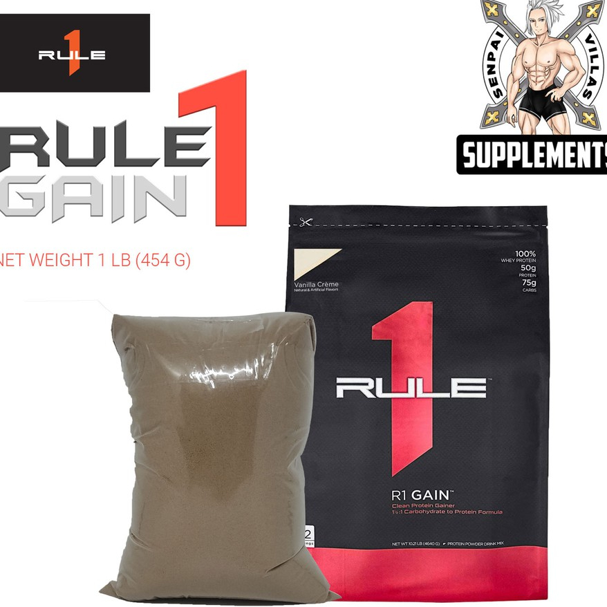 RULE 1 GAIN LEAN PROTEIN GAINER 1LB | Shopee Philippines