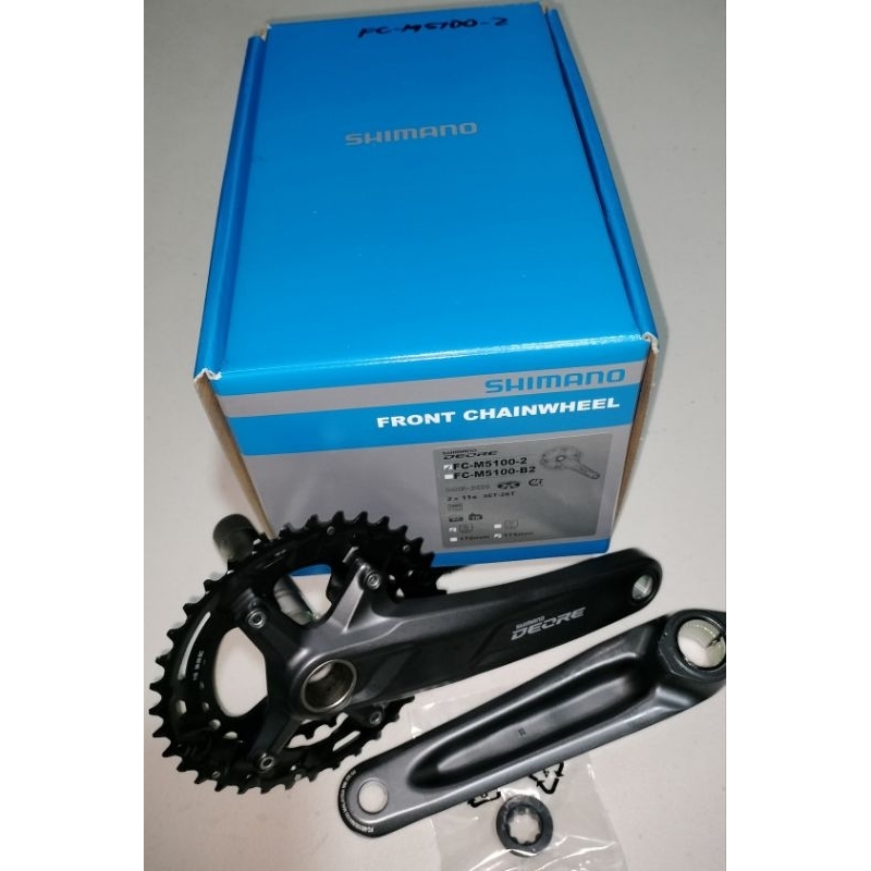 FC-M4100-2,FC-M5100-2 10,11speed Deore 2x Crankset | Shopee Philippines