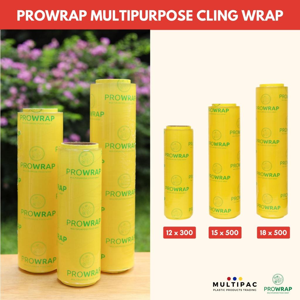 ProWrap Multipurpose Cling Wrap (12X300, 15X500, 18X500) | Shopee ...
