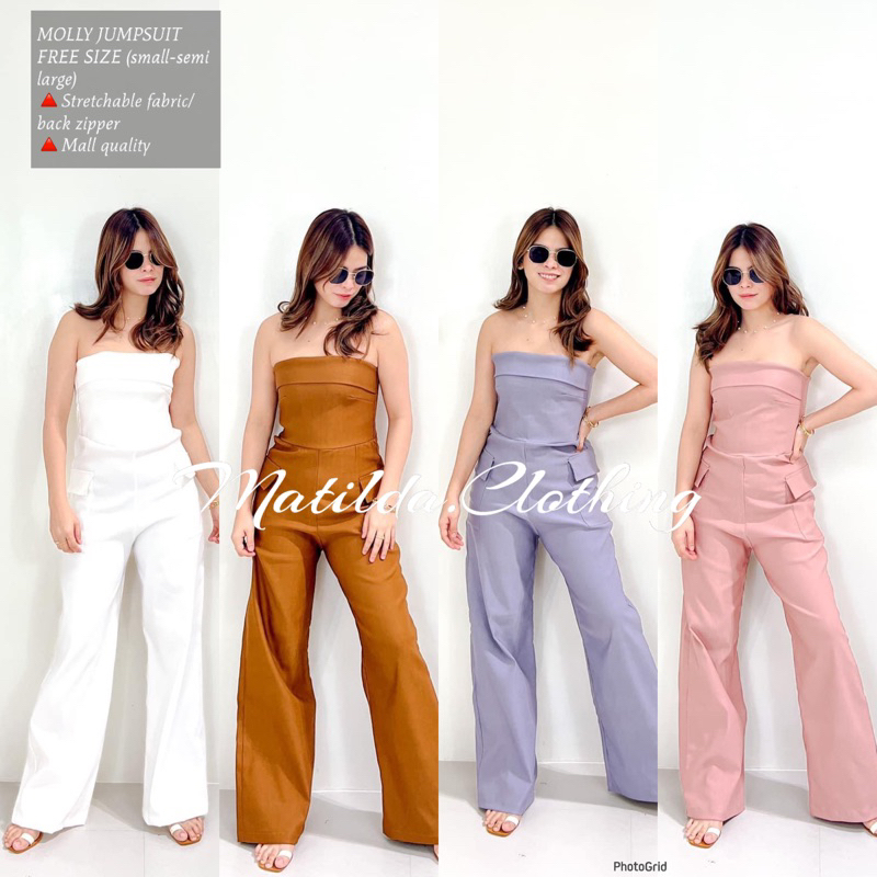 MOLLY TUBE JUMPSUIT| SMALL-LARGE | matilda.clothing | Shopee Philippines