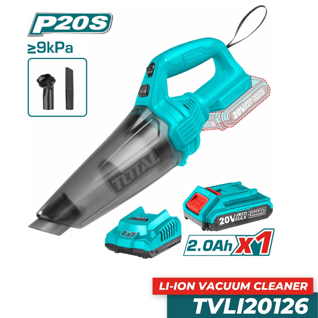 TOTAL P20s Lithium-Ion Vacuum Cleaner (TVLI20126) | Shopee Philippines