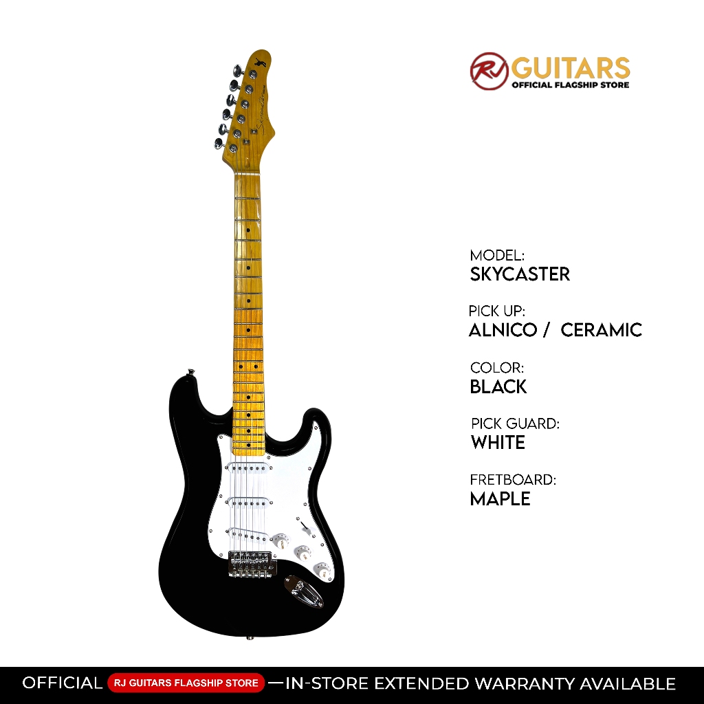 RJ Gigline - Skycaster Electric Guitar (Stratocaster) | Shopee Philippines