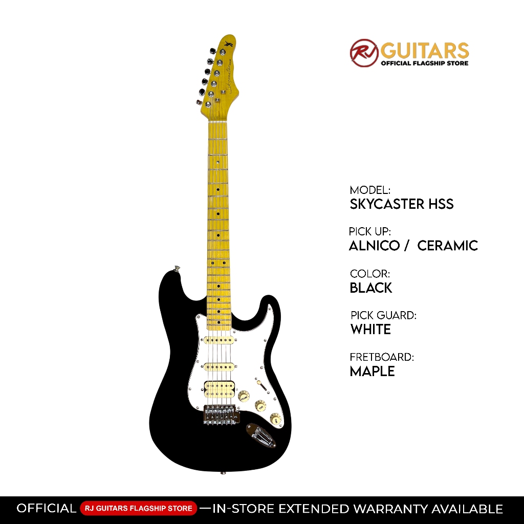 RJ Gigline - Skycaster Electric Guitar (Stratocaster) | Shopee Philippines