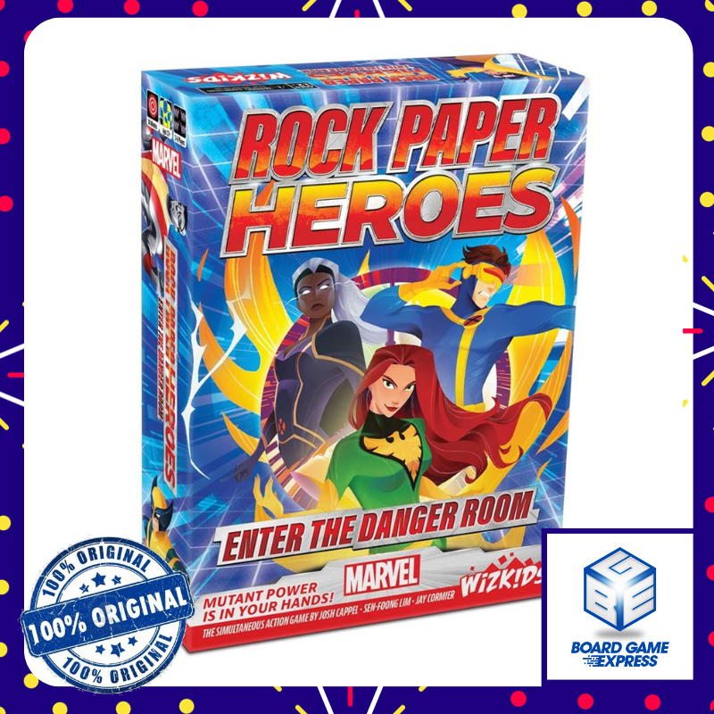 Marvel: Rock Paper Heroes – Enter the Danger Room - Board Game Express ...