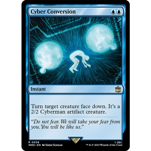 Cyber Conversion Rare Universes Beyond: Doctor Who Magic the Gathering ...