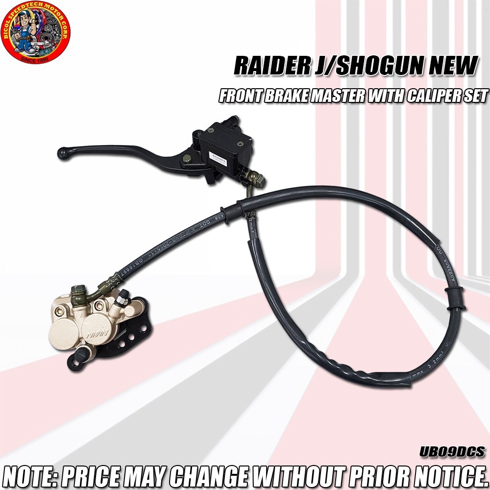 RAIDER J 110/SMASH 110/SHOGUN NEW FRONT BRAKE MASTER WITH CALIPER SET ...