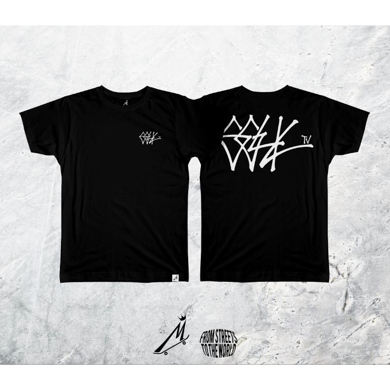 MOTIC | "SG4L TV Handstyle" T-Shirt (Black) | Shopee Philippines