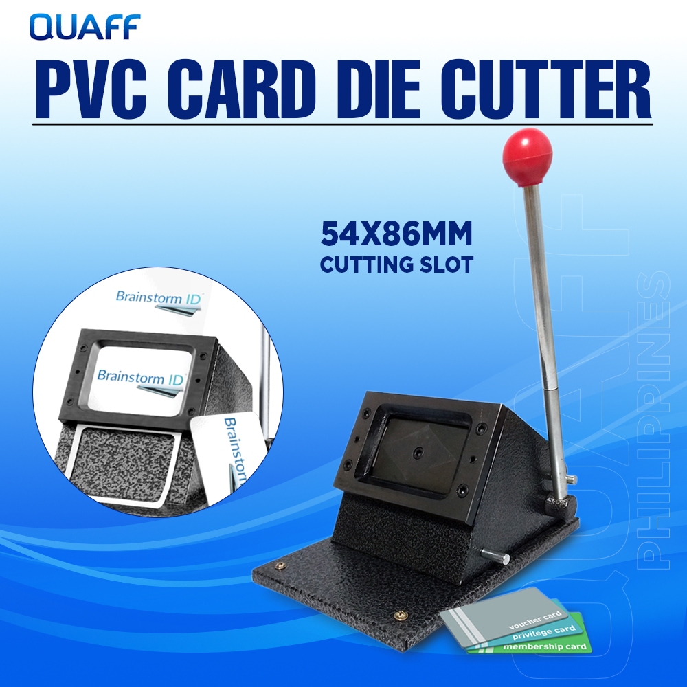 QUAFF PVC Die Cutter Heavy Duty Metal Body (86x54mm) | Shopee Philippines