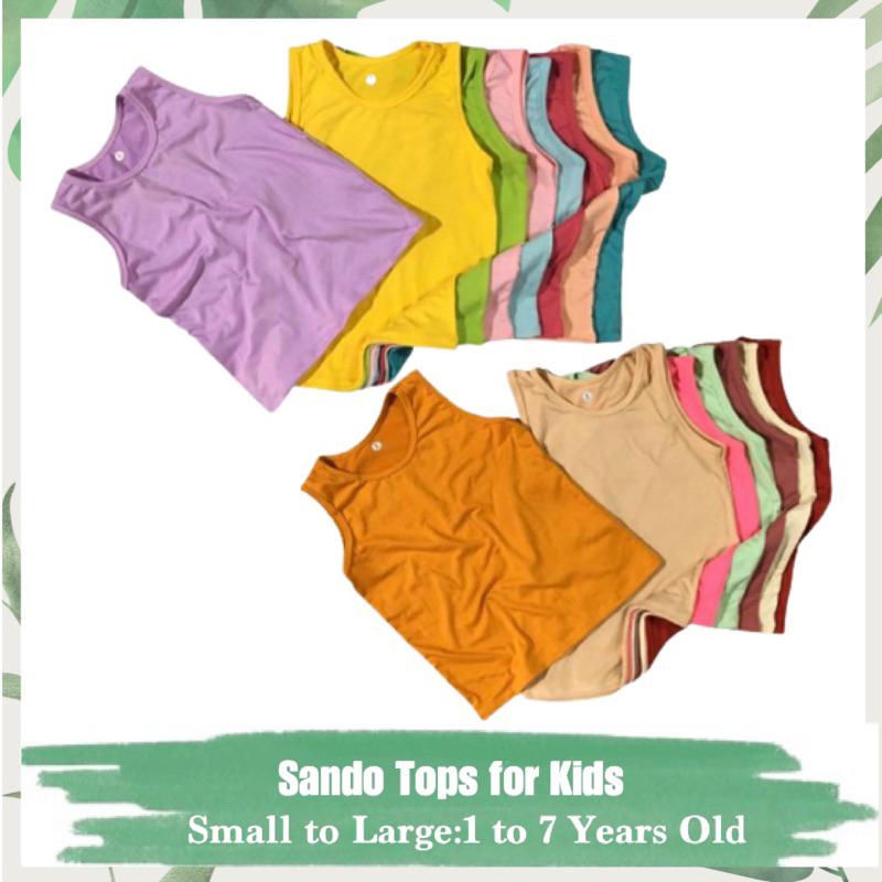 New Arrival! Sando for Girls-Small to Large-(Eca) | Shopee Philippines