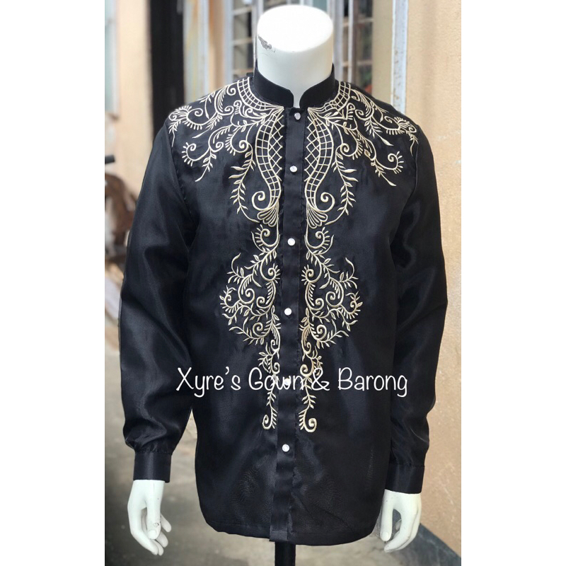 Premium Burda Barong Tagalog with Lining/ Piña Organza/ Not Shiny ...