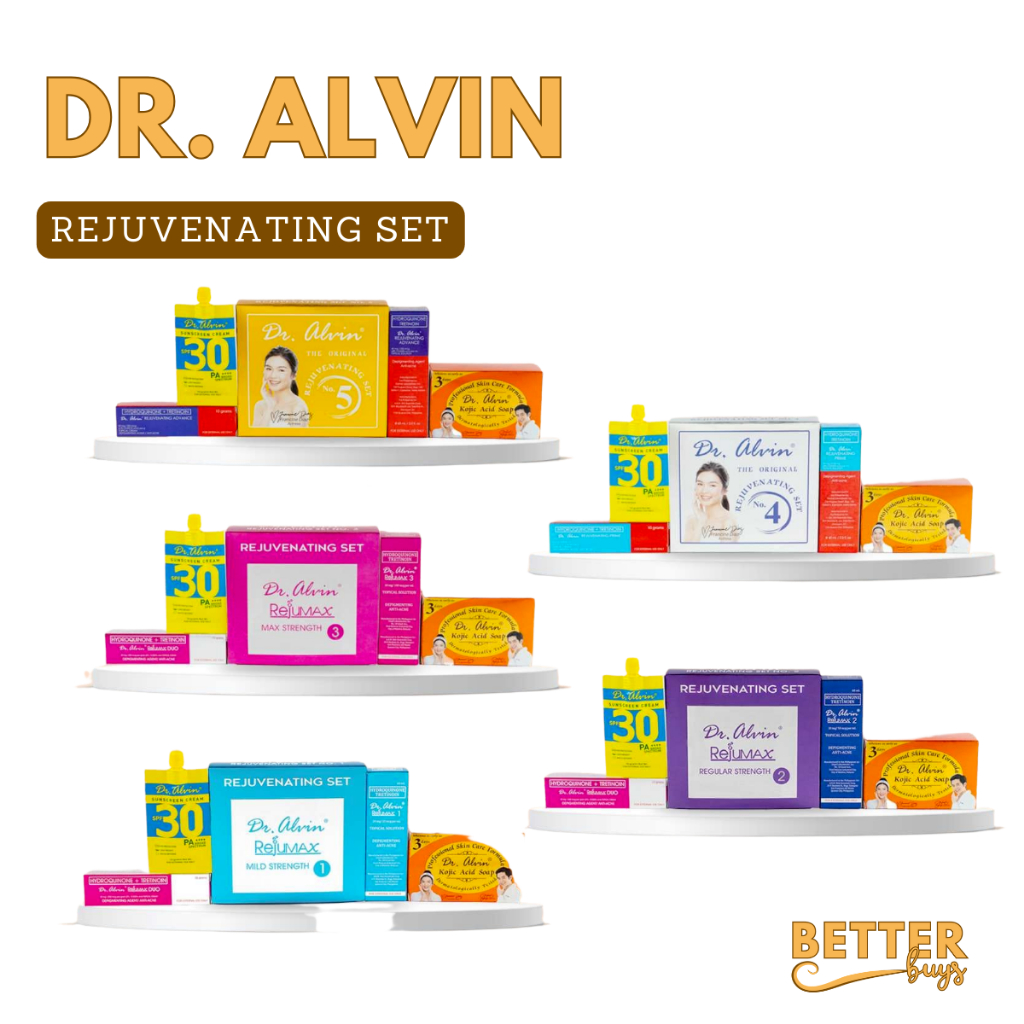 Dr Alvin Rejuvenating Set No 1 - 5 | FDA Approved, Clinically Proven ...