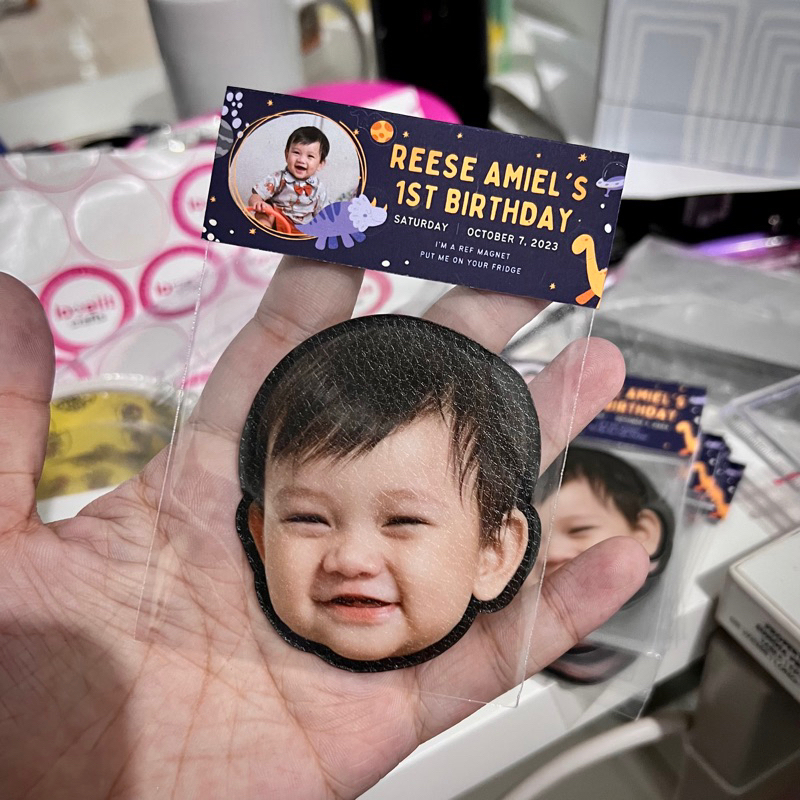 Souvenir Face Cut Out Ref Magnetic Photo Machine Cut 3 Inches Shopee Philippines