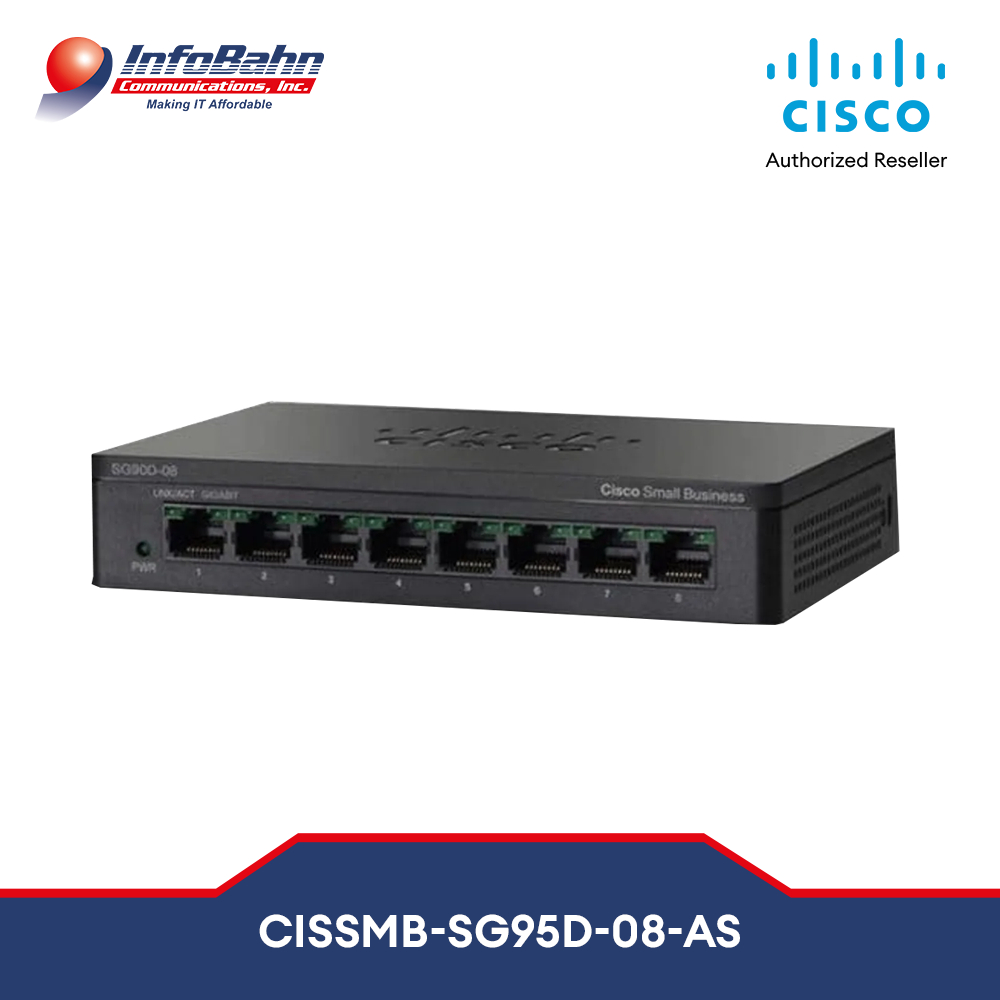 Cisco Sg95d-08 8-Port Gigabit Desktop Switch Sg95d-08-As I Infobahn ...