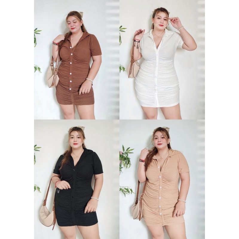 CHEAPEST PLUS SIZE LUCIA DRESS XL TO 2XL | Shopee Philippines