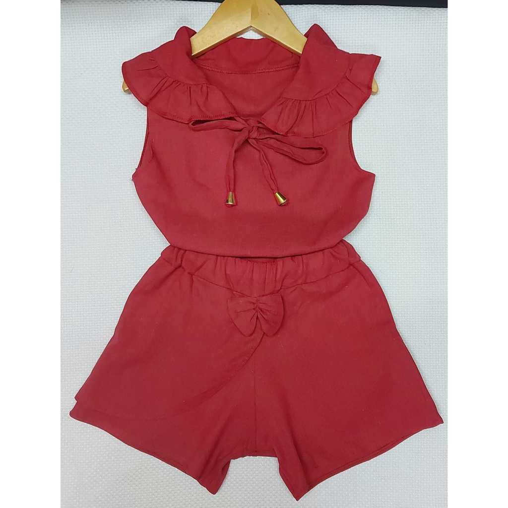 Sleevelss Top with Collar with Skort (2-4 years old more or less ...