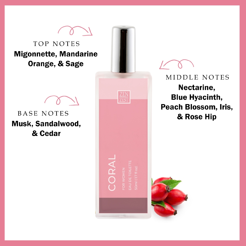 50ml Zen Zest Eau De Toilette for Women - Long-lasting Fragrance | Shopee Philippines