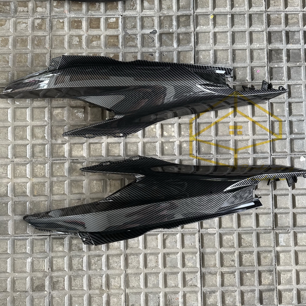 Side Body Cover Honda Click 125i/150i V2 (Carbon Hydrodip) 1 set ...