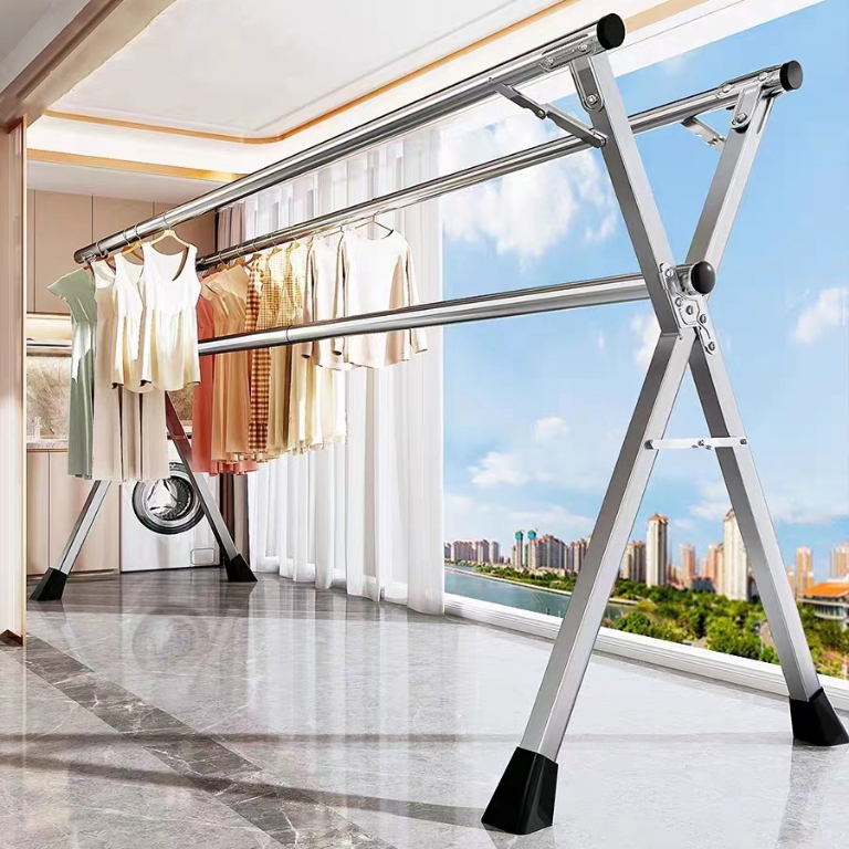 Foldable&Sampayan Clothes Rack Drying Rack Stainless Clothes Rack ...