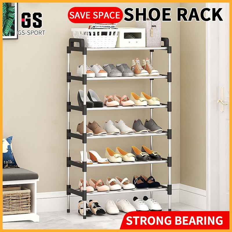3-8 Layer shoe rack Tier Stackable Shoes Organizer Storage Stand Multi ...