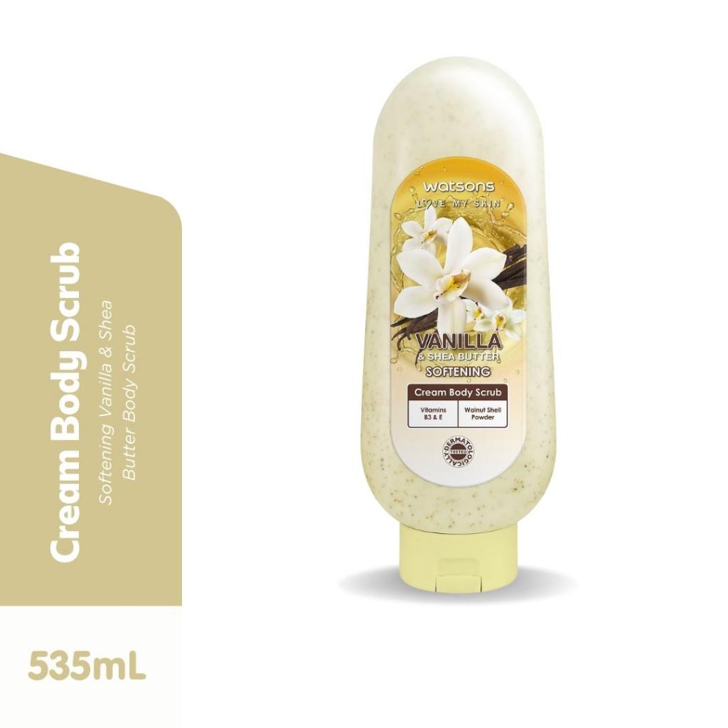 WATSONS LOVE MY SKIN Vanilla & Shea Butter Softening Cream Body Scrub ...