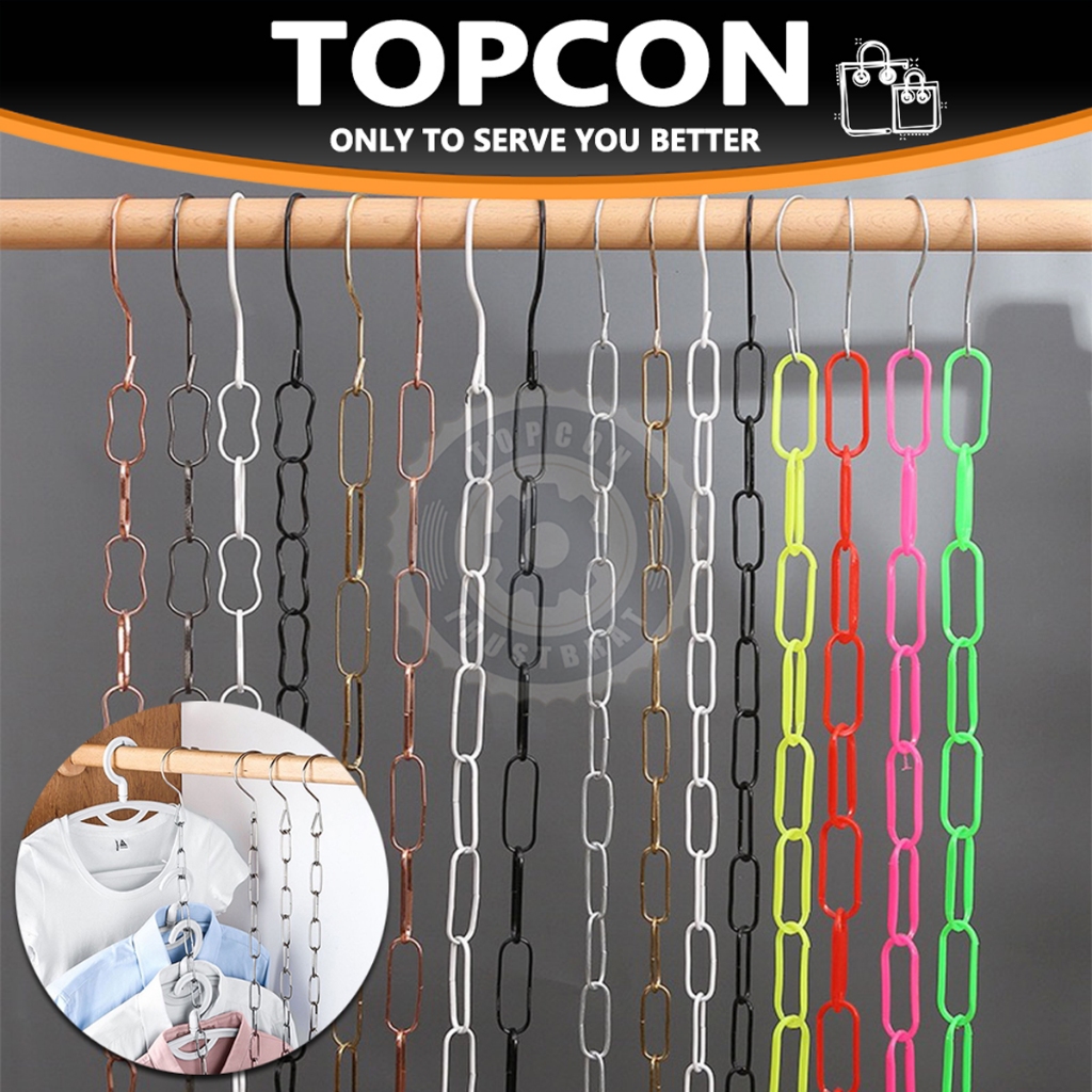 Multiple Colors Metal And Plastic Loop Chain Colored Large Plastic ...
