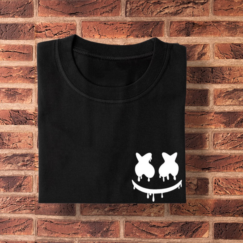 Marshmello Drip logo T-Shirt Tops High Quality for Men and Women ...