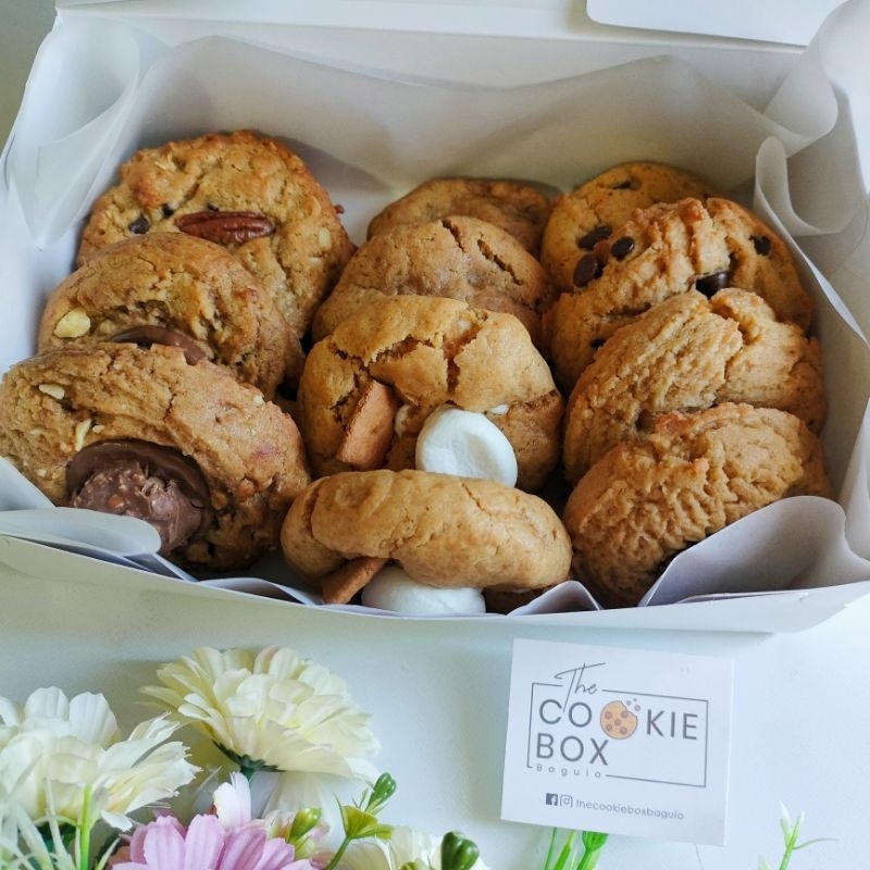 The Cookie Box Baguio SAMPLER BOX OF 12 - CHOCO | OATMEAL | S'MORES ...
