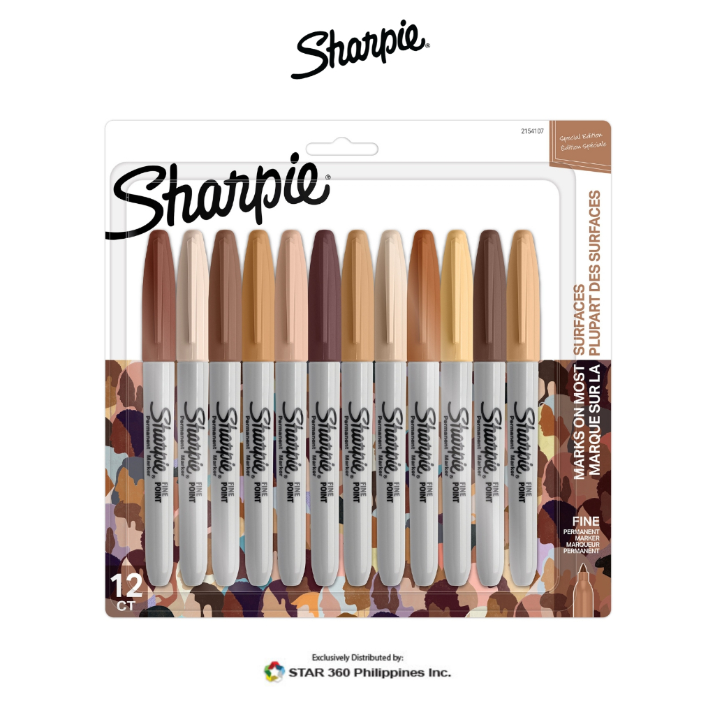 Sharpie Fine Marker Portrait Set 12ct | Shopee Philippines