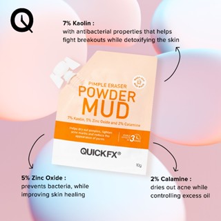 QUICKFX Pimple Eraser Powder Mud 10g | Shopee Philippines
