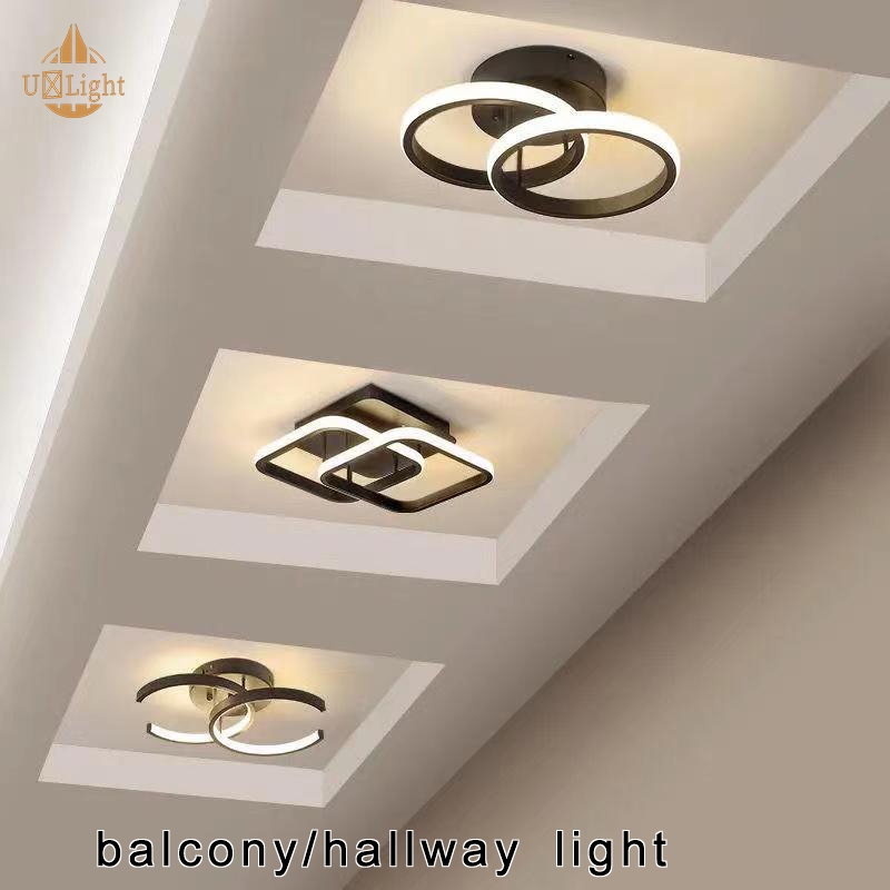Simple LED Chandelier Ceiling Light Modern Tri Ceiling Lamp Corridor ...