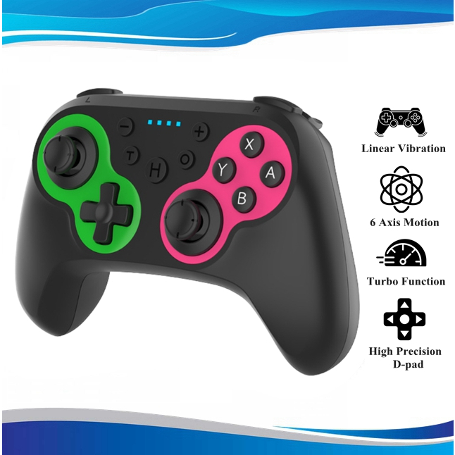 Ovleng T37 Wireless Game Controller With Dual Electric Motors For ...