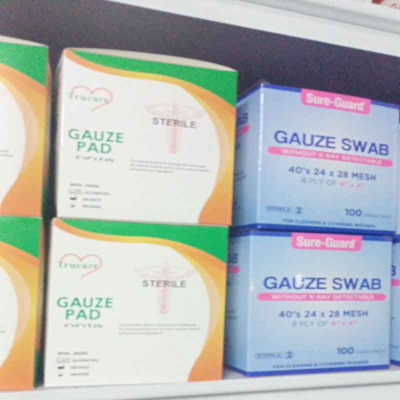 Sterile Gauze pad 4x4 Sold per box of 100pcs | Shopee Philippines