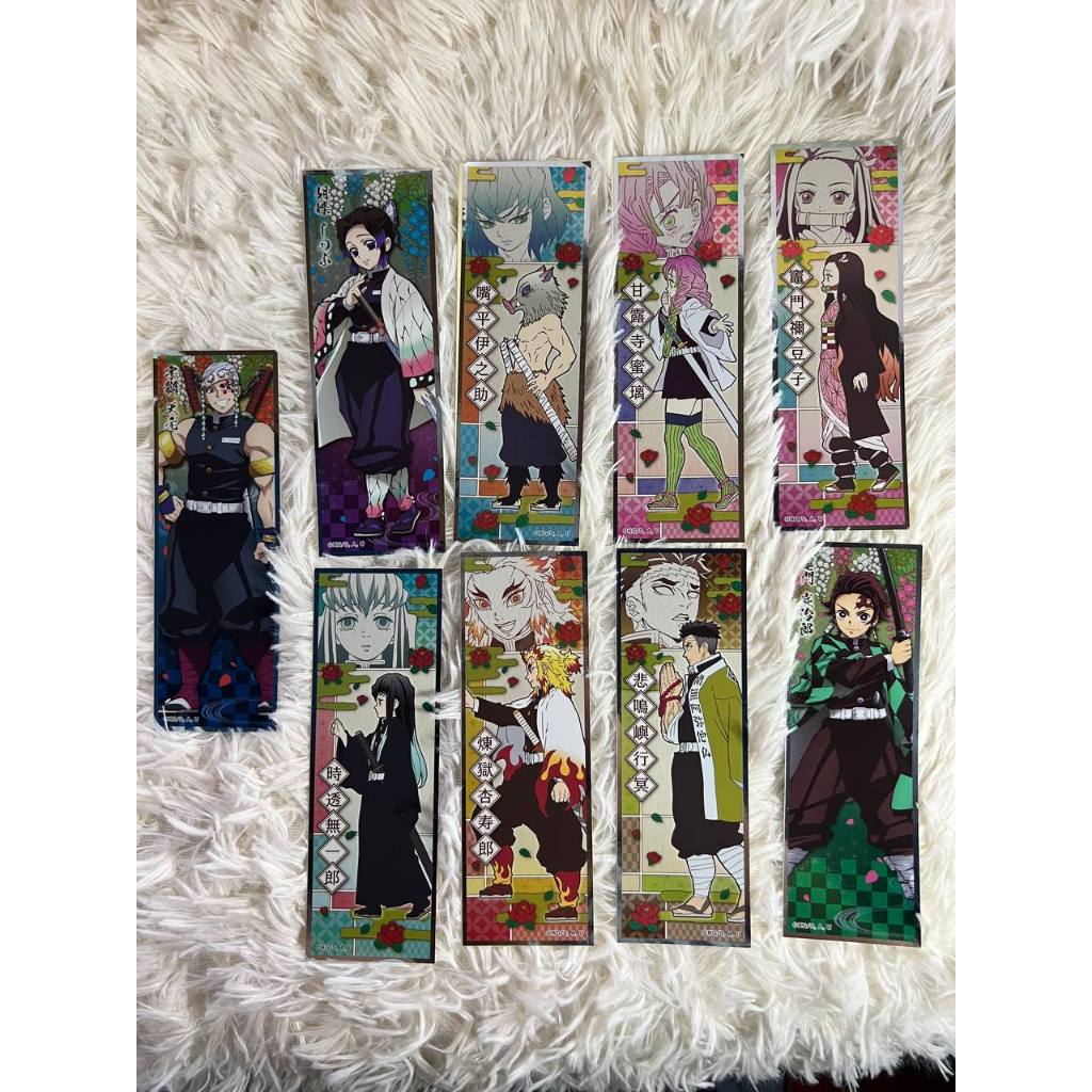 Official Shokugan Demon Slayer: Kimetsu no Yaiba Long Metallic Sticker ...