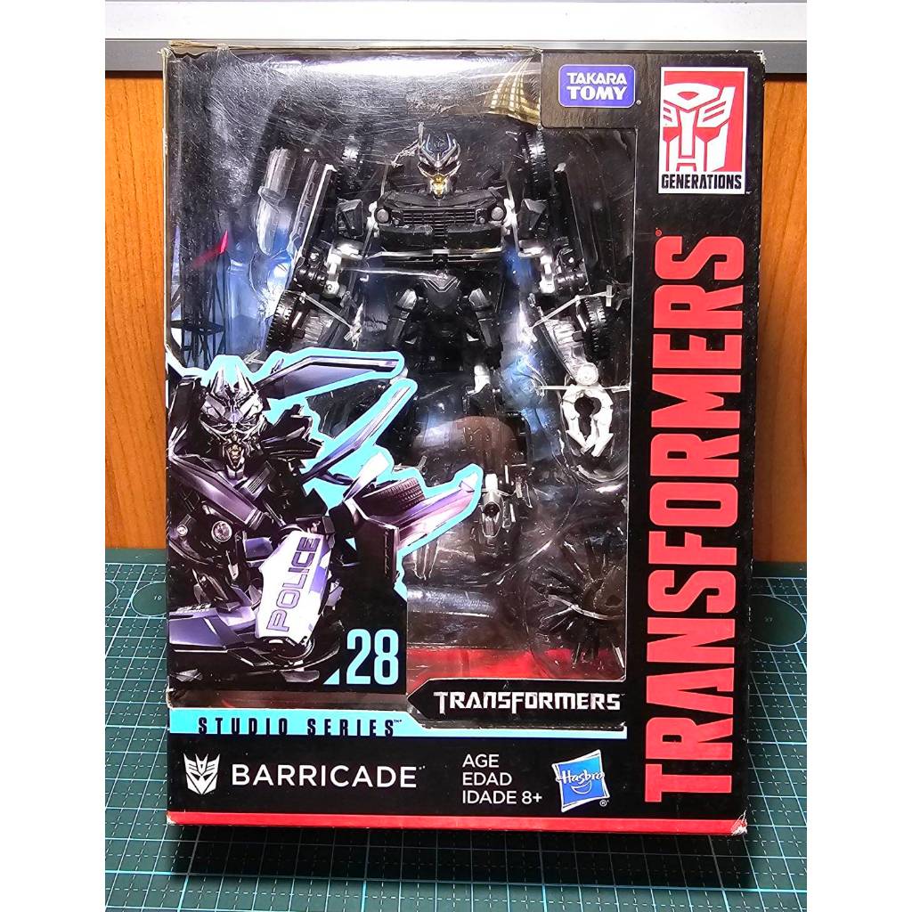 Transformers TF SS-28 Barricade Studio Series TFTM Deluxe Class DAMAGED ...
