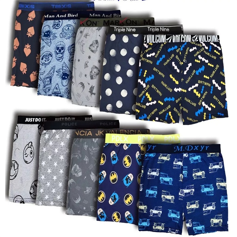 Fashion Men's Printed Character Boxer Shorts Underpants for Men RANDOM ...
