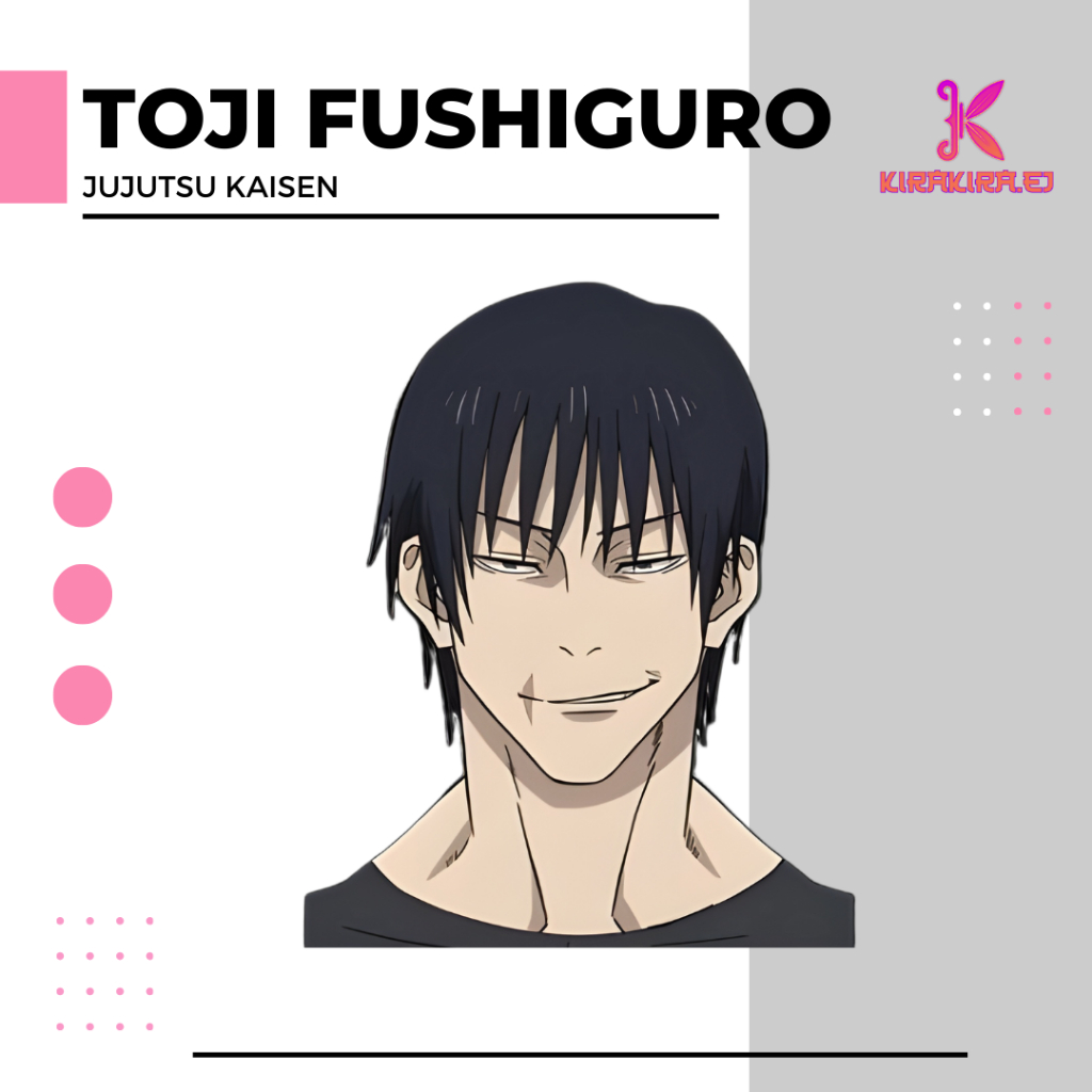 STICKER Toji Fushiguro Jujutsu Kaisen Waterproof Vinyl Anime Sticker ...