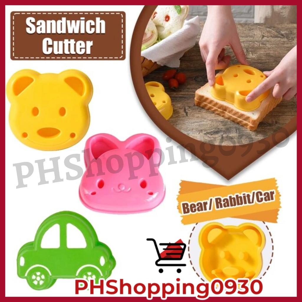 QYZV Sandwich Cutter Mini Cartoon Teddy Bear Cute Rabbit Bread Design ...