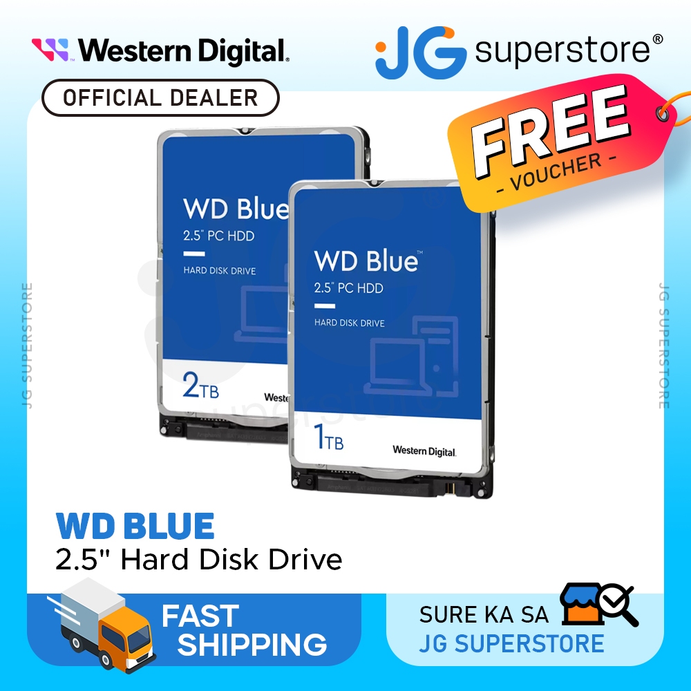 Western Digital WD Blue 2.5" Internal HDD (1TB/2TB) Hard Disk Drive ...