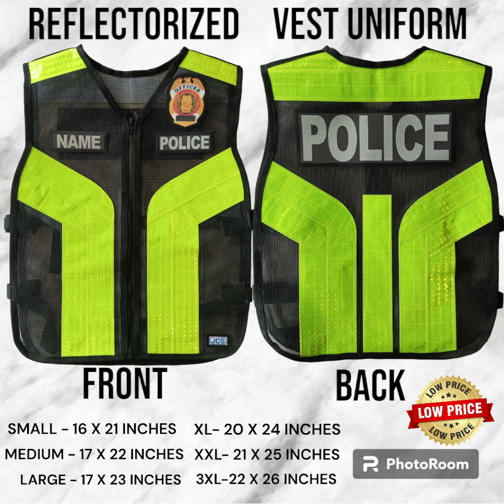 Assorted vest uniform reflectorized | Shopee Philippines