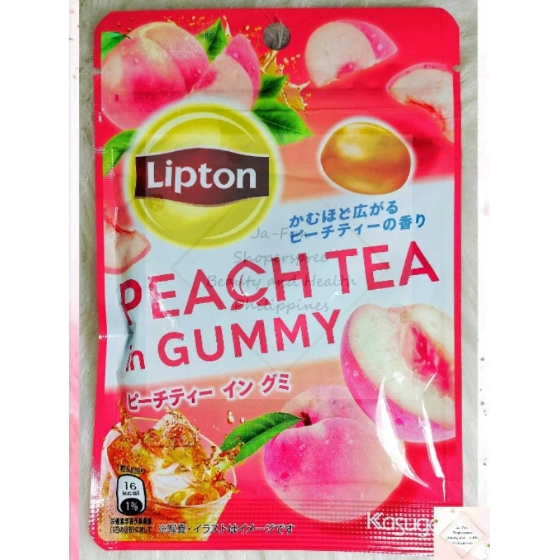 GUMMIES LIPTON PEACH TEA GUMMY CANDIES ( KASUGAI JAPAN ) | Shopee ...