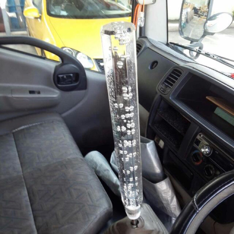 40cm Bubble Shift Knob Stick Crystal Throw Gear Shifter Universal ...