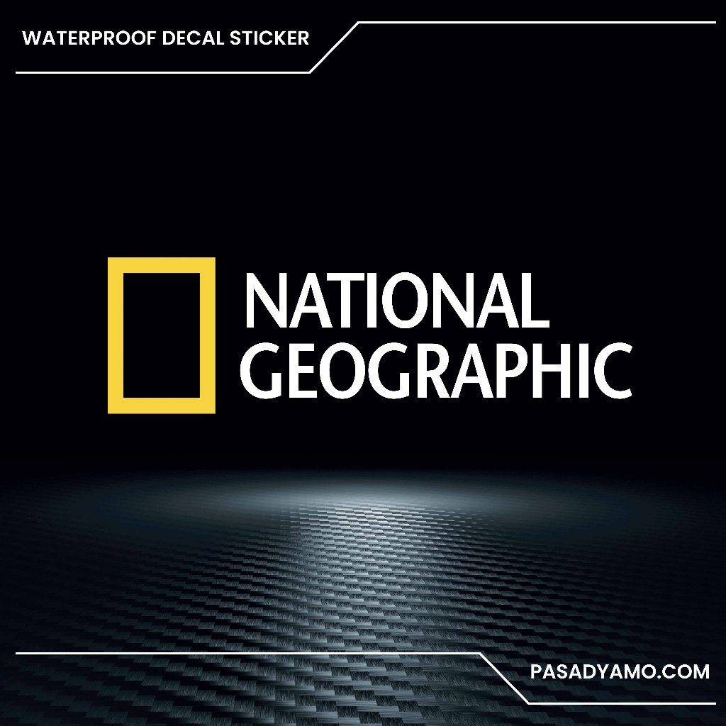 National Geographic Decal Sticker for Cars, Motorcycles and Laptops 7 ...