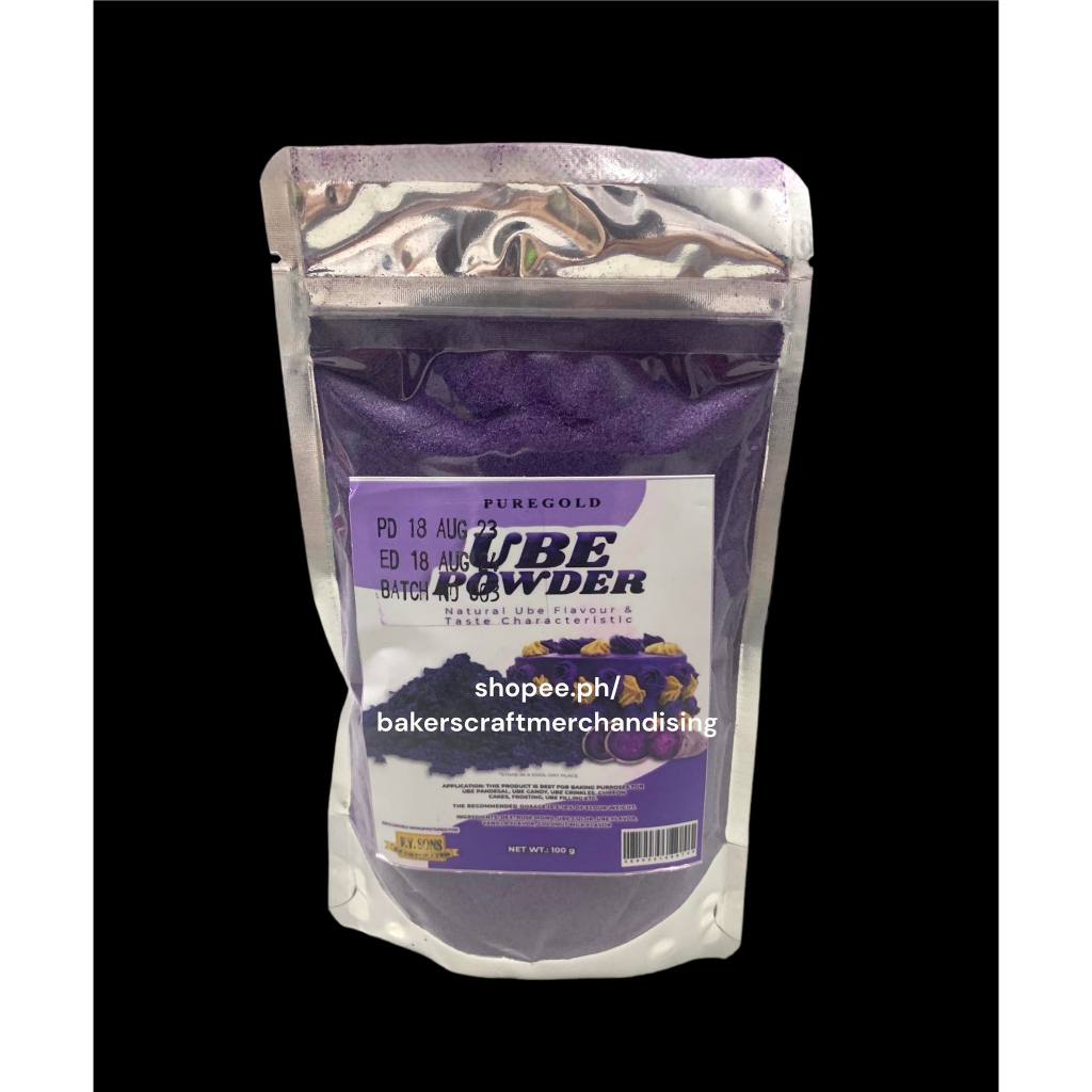 Ube Powder 100grams FY Sons / La Crema | Shopee Philippines