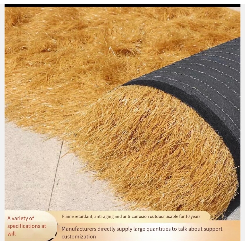 Artificial thatched farmhouse outdoor decoration roof pavilion carpet ...