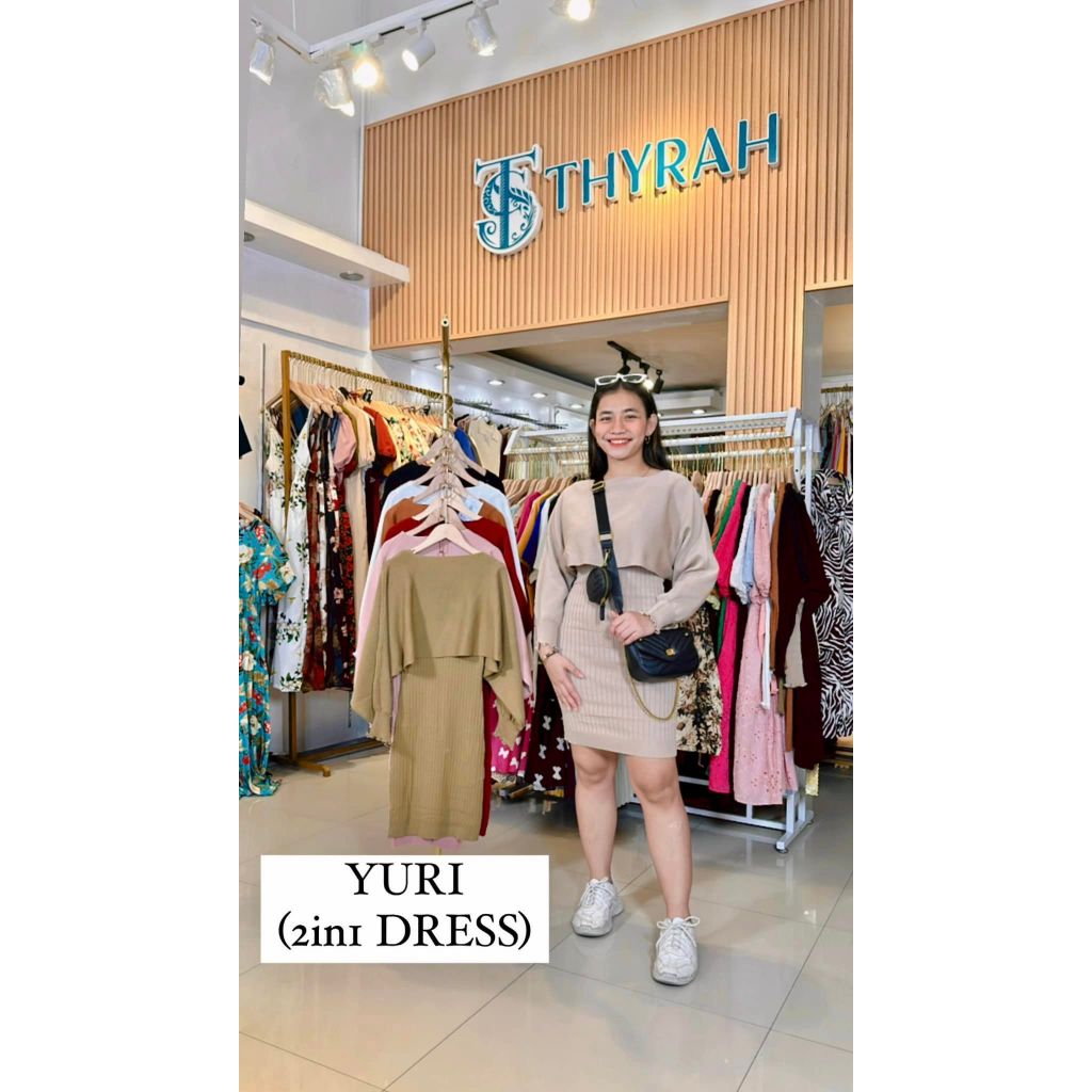 THYRAH YURI 2N1 KNITTED DRESS Bangkok Womens Fashion Thailand Clothing ...