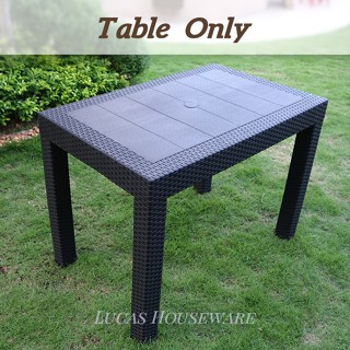 DINNING TABLE/RATTAN DESIGN 24X38 RECTANGLE TABLE AND 32X32 SQUARE ...
